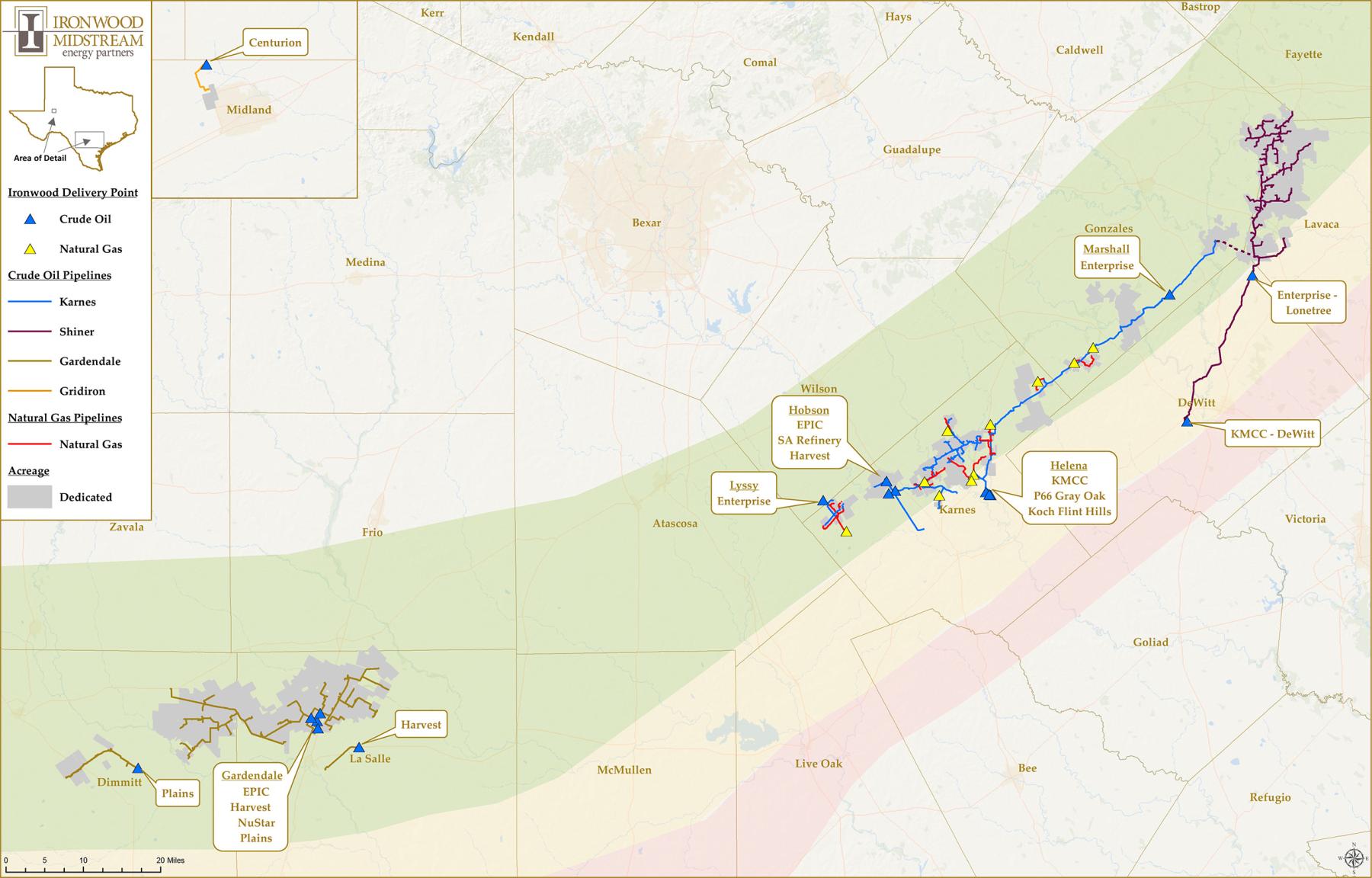 Operations | Ironwood Midstream Energy Partners, LLC